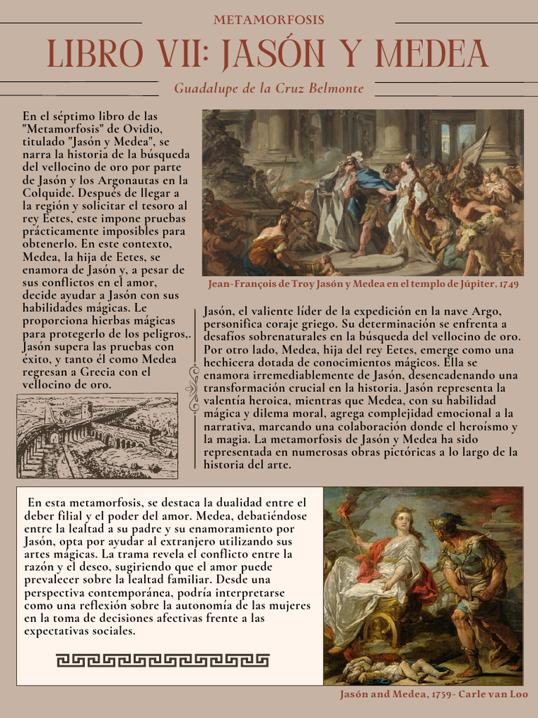 Jasón y Medea: Amor y Magia en Ovidio | PDF