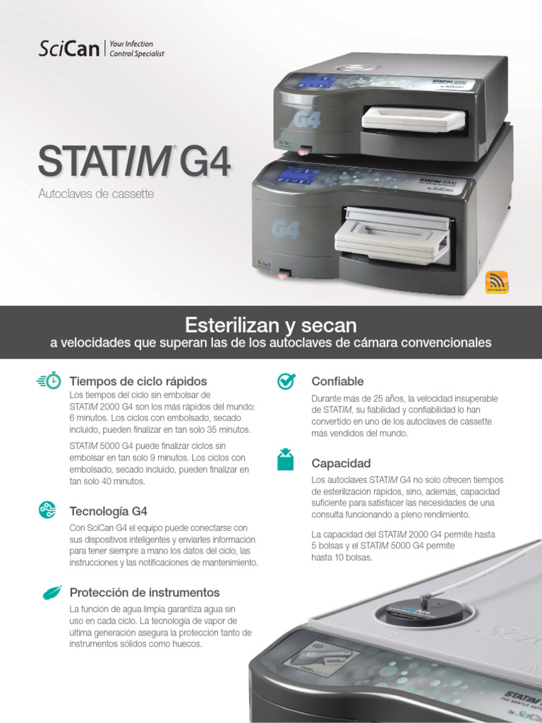 STATIM2000 SD-570 LA ES R1 - Statim g4 - Ss - Web | PDF | Bienes manufacturados | Equipo