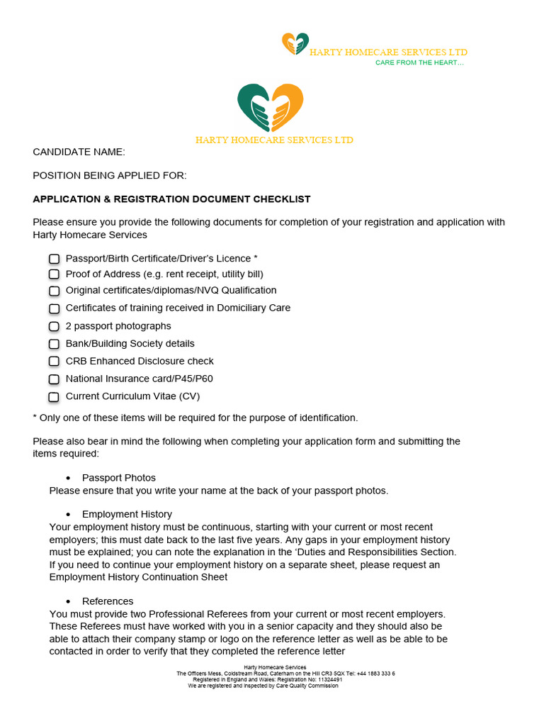 HHS APPLICATION FORM Updated | PDF | Causes Of Death | Medicine