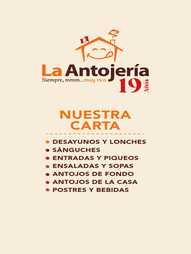 Modelo de Carta de Restaurante | PDF | Tocino | Preparación de comida y ...