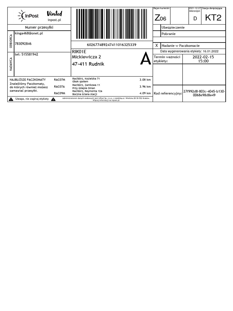 Vinted PL S365889735 | PDF