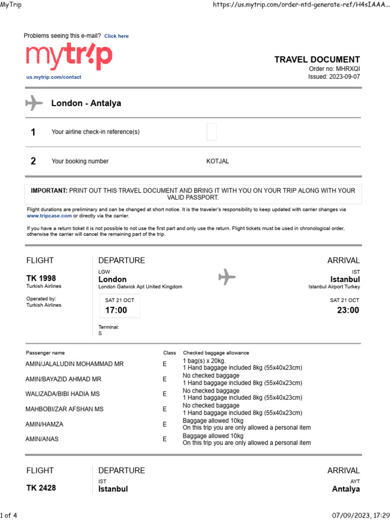 My Trip | PDF | Baggage | Transport
