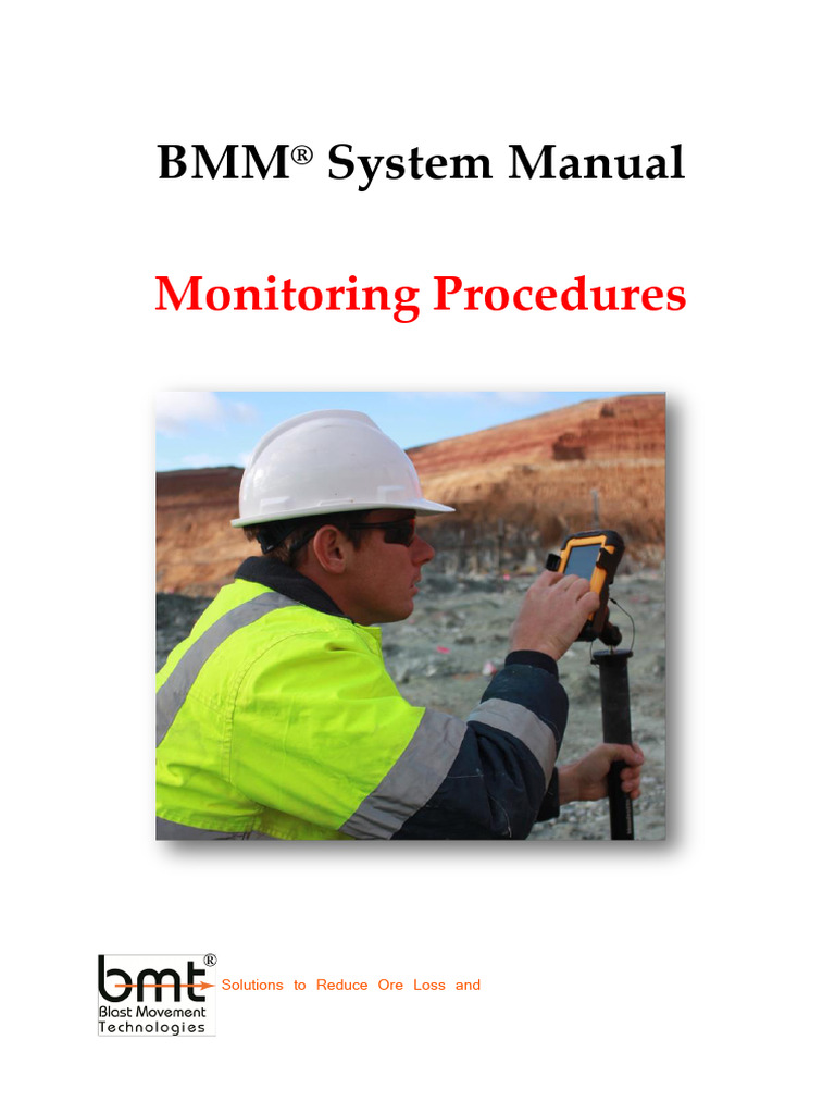 Users-Manual-BMM PROCEDURES | PDF | Surveying | Sensor