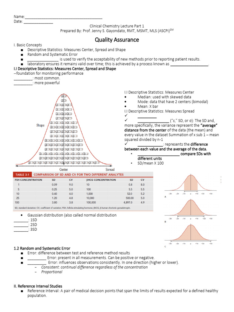 Handout CC | PDF | Enzyme | Creatinine