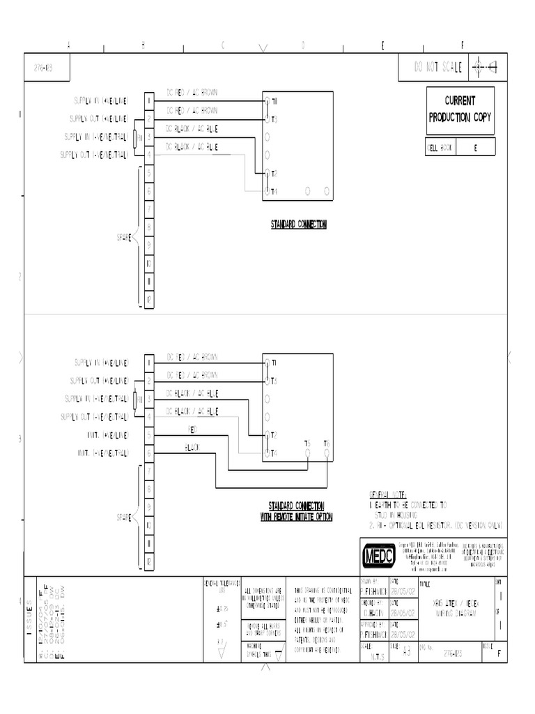 Wiring Diagram en Medc Xb15 Beacon Atex Iecex 276 123 | PDF