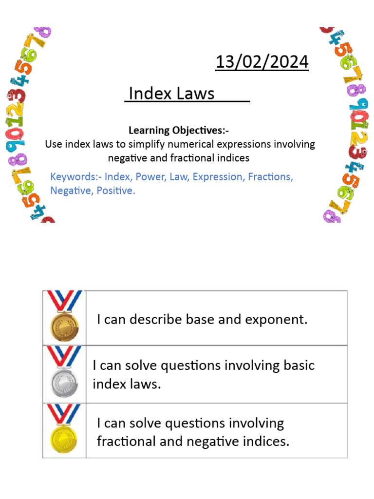 Indices Mixed Demonstration | PDF | Mathematical Notation ...