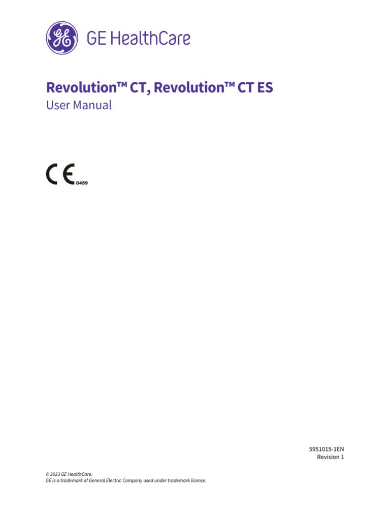 23MW17.xx Revolution CT Revolution CT ES User Manual - UM - 5951015-1EN ...