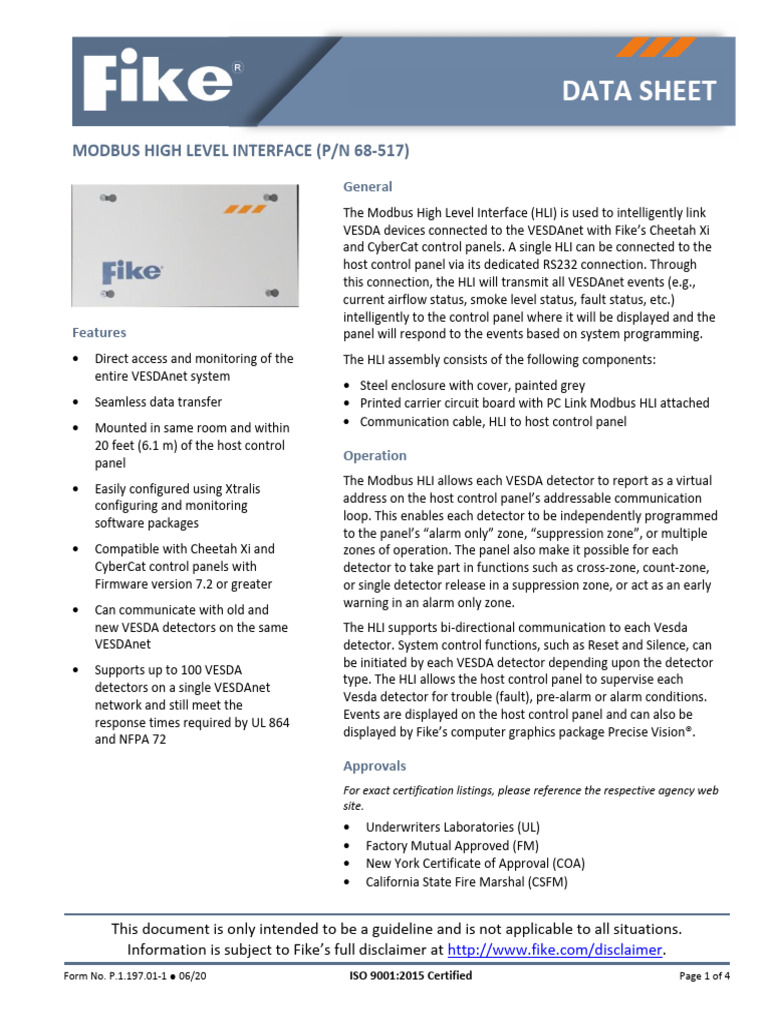 p.1.197.01 Modbus High Level Interface | PDF | Computer Science | Equipment