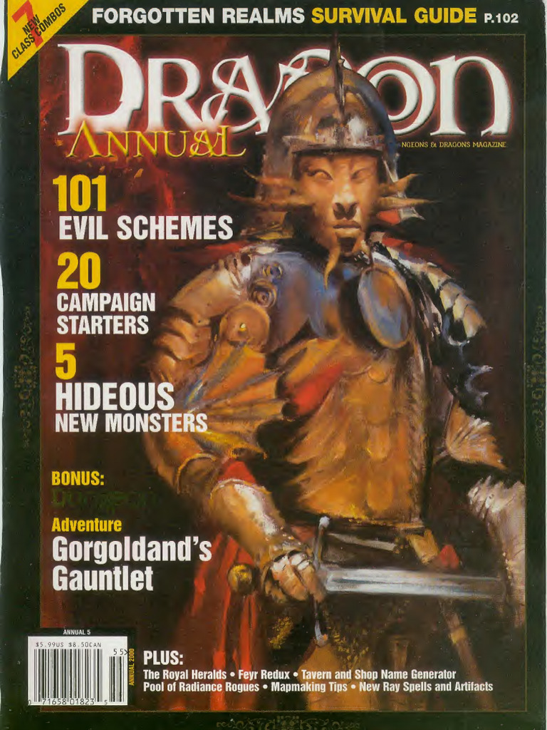 Dragon Magazine Annual 5 Overview | PDF | Elf (Dungeons & Dragons ...