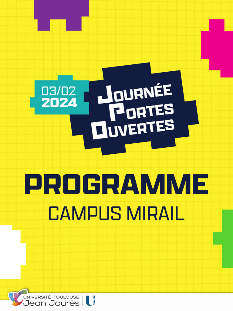 UT2J PROGRAMME JPO Campus-Mirail 2024 | PDF