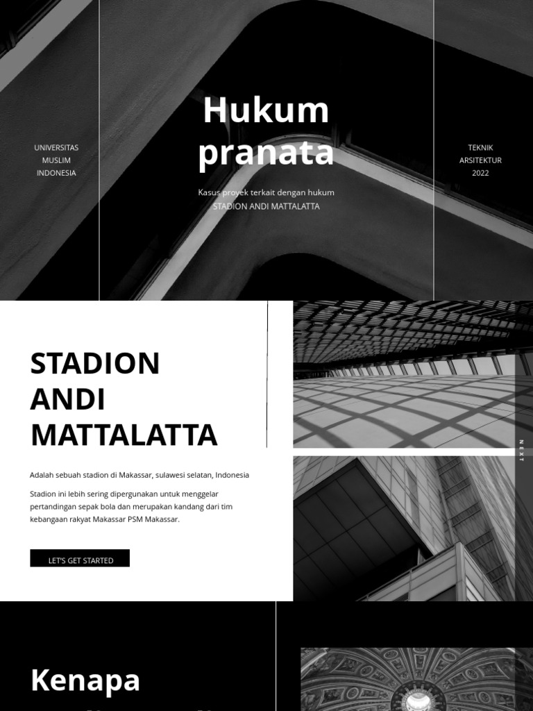 Hukum Pranata Stadion Andi Mattalatta | PDF