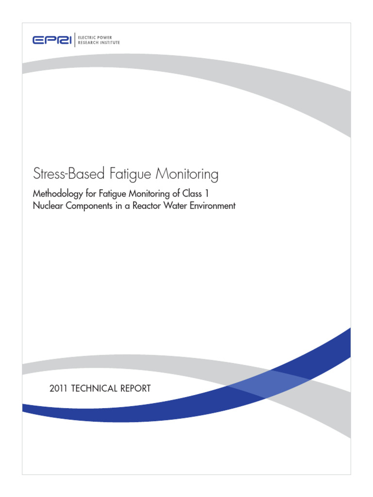 Stress - Based Fatigue Monitoring - MRP - 330 | PDF | Fracture ...