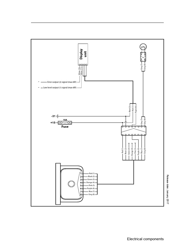 Schéma Électrique Twin-3 Avec Display | PDF | Grey | Green