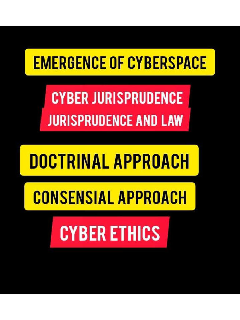 Cyber Law and Ethics Unit-1 Full Btech CSE 7th Sem | PDF
