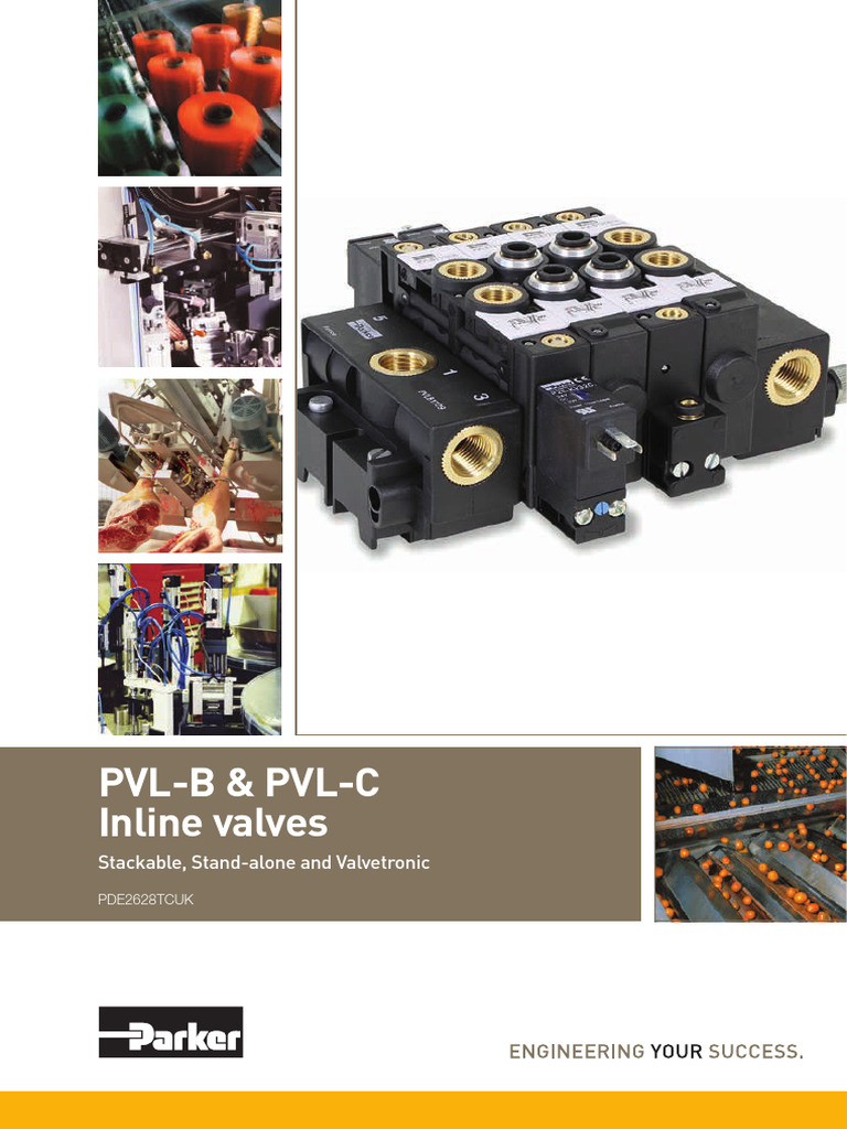 Parker Pneumatic PVLB PVLC Valves Catalogue PDE2628TCUK | PDF | Valve ...