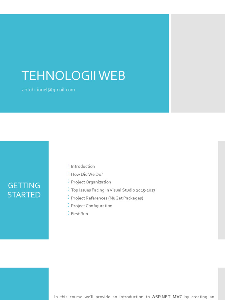 TW Prezentare 5.5 | PDF | Http Cookie | Entity Framework