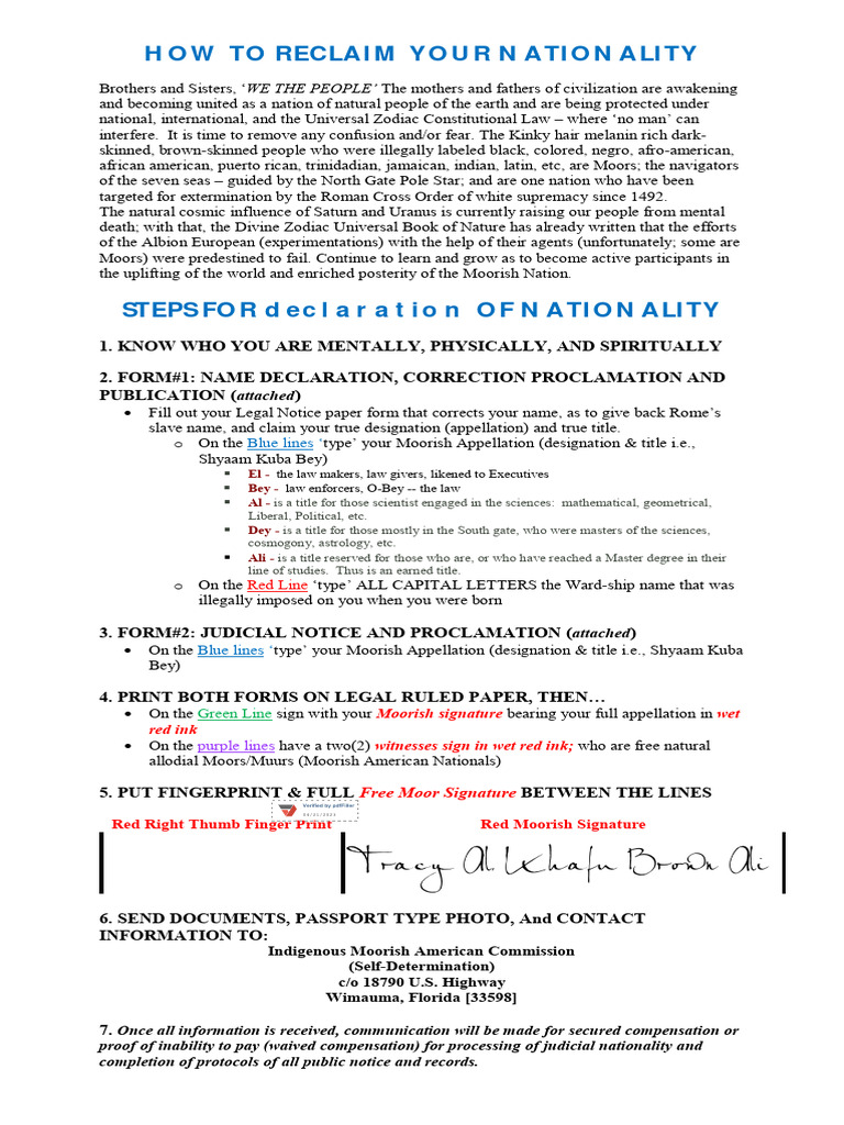 Declaration & Proclamation | PDF | Burden Of Proof (Law) | Canaan