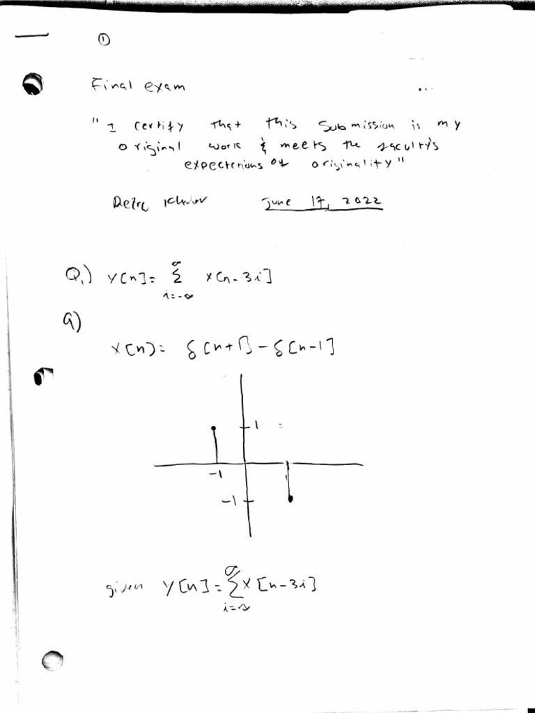 Elec 342 Final Exam | PDF