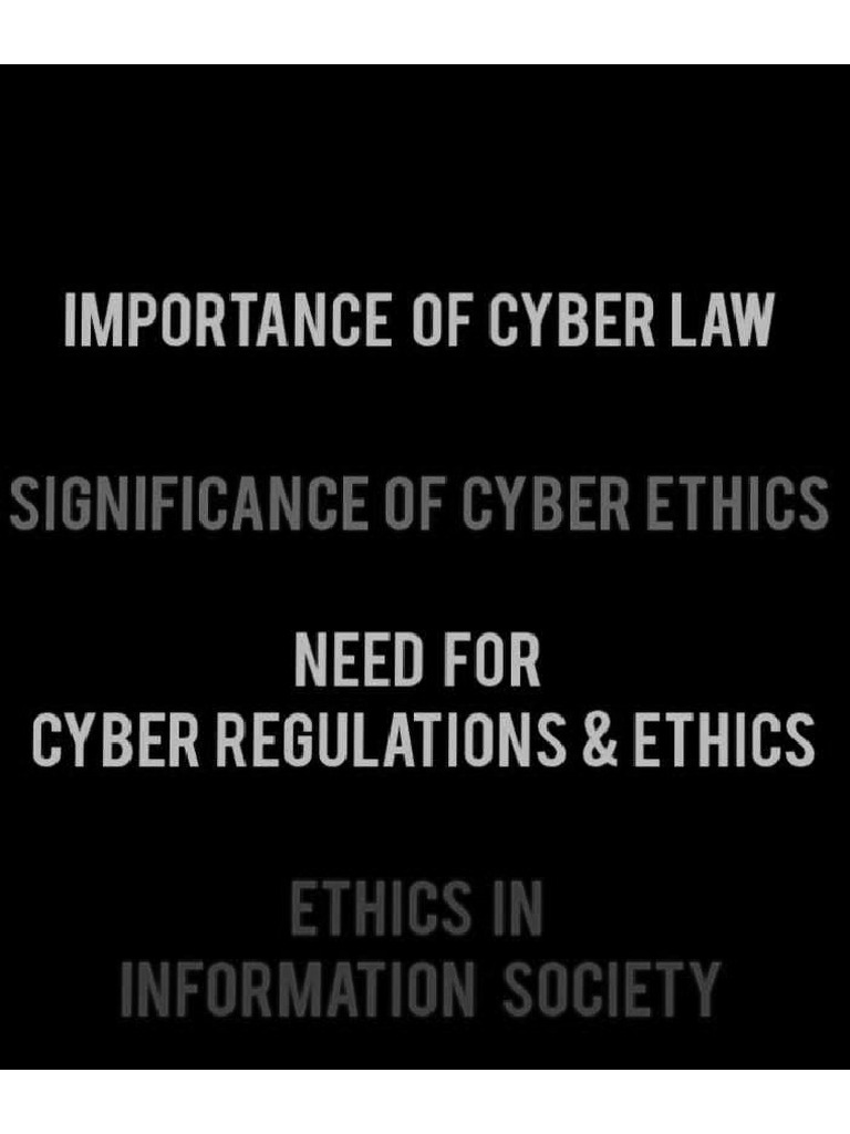 Cyber Law and Ethics Unit4 Full 7th Sem Btech CSE | PDF Cyber Law and Ethics Unit4 Full 7th Sem Btech CSE | PDF