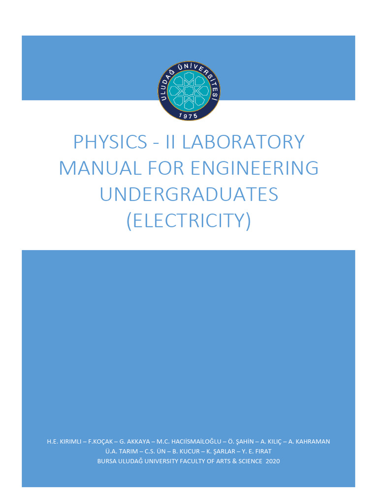 Physics 2 Labman | PDF | Capacitor | Electrical Resistance And Conductance