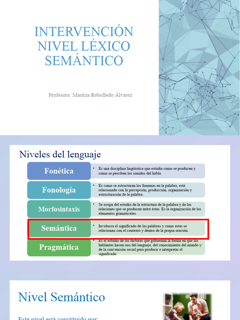 Clase 6 N. Léxico Semántico-Pragmático | PDF | Palabra | Léxico