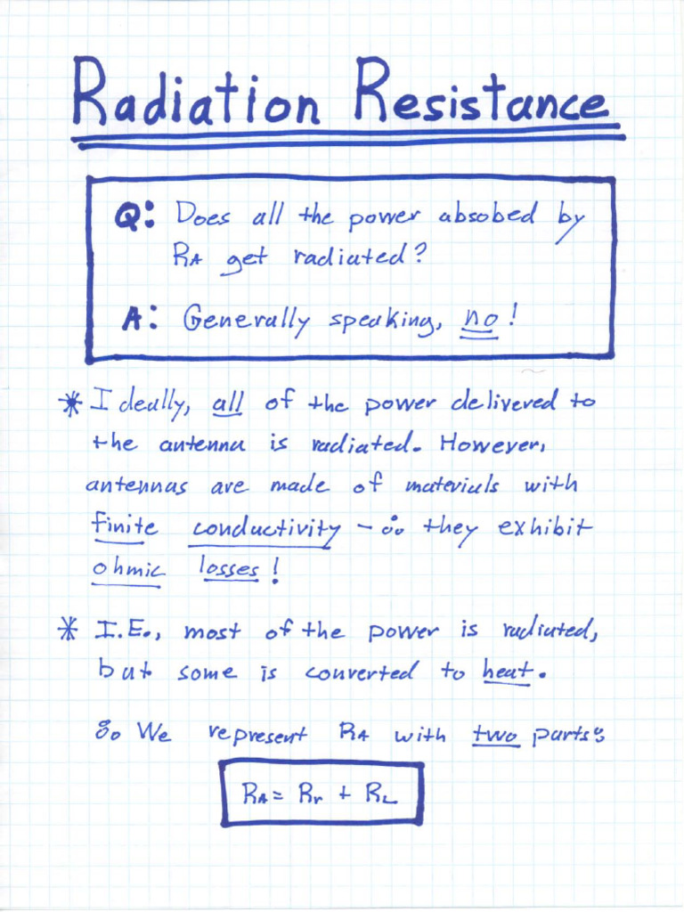 Radiation Resistance | PDF
