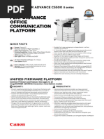 Canon imageRUNNER C359iF C259iF Brochure | PDF | Computer Security ...