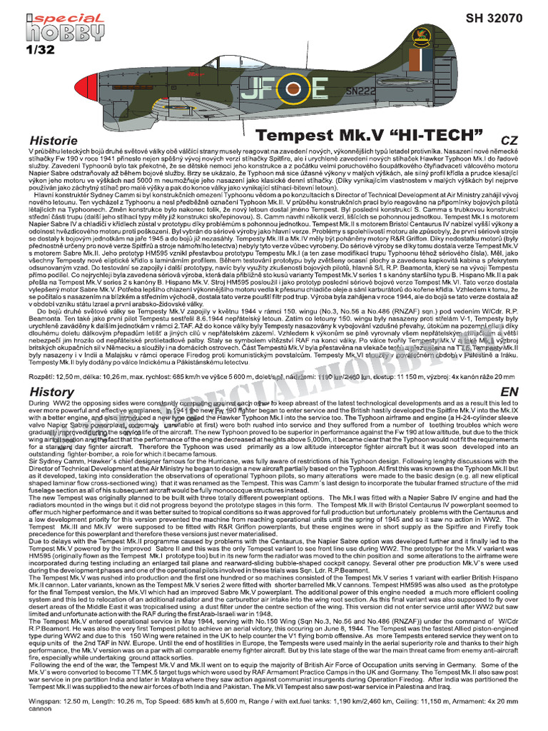 Instruction Tempest 1.32 High Tech SH32070 Completo | PDF