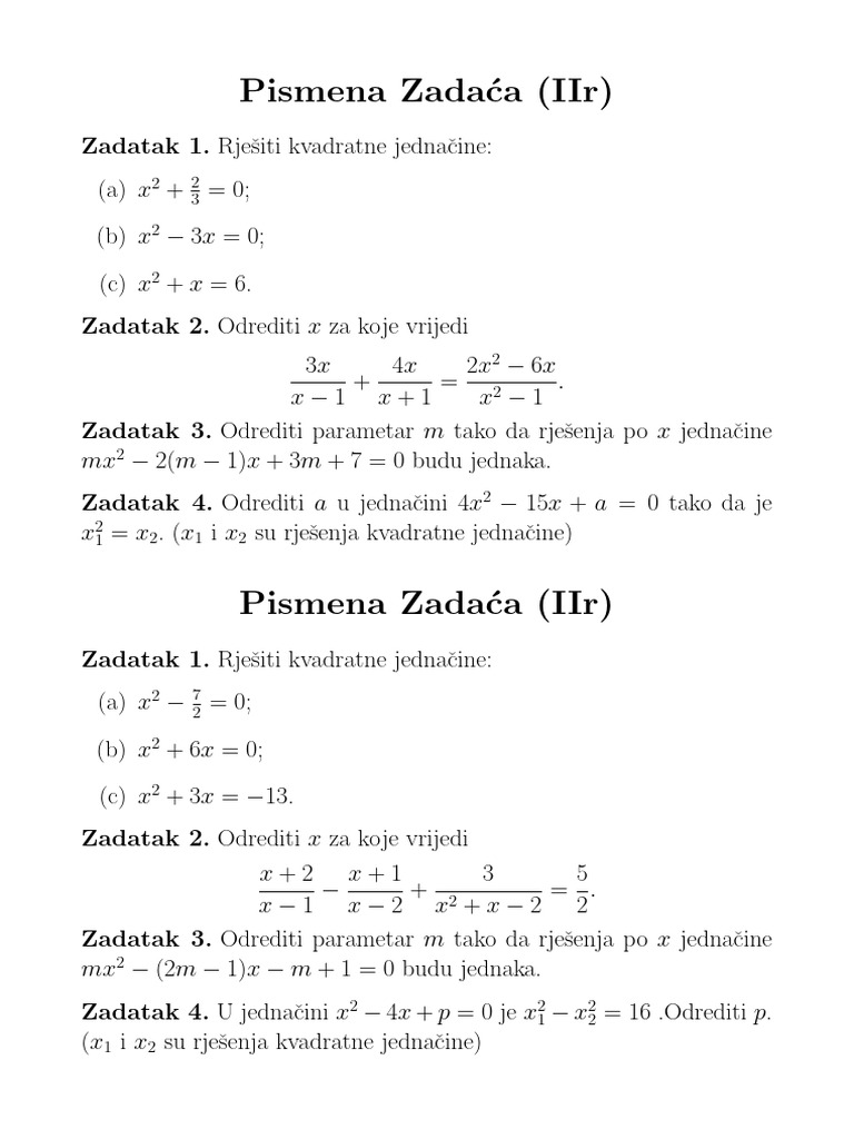 Pismena 2 Razred | PDF