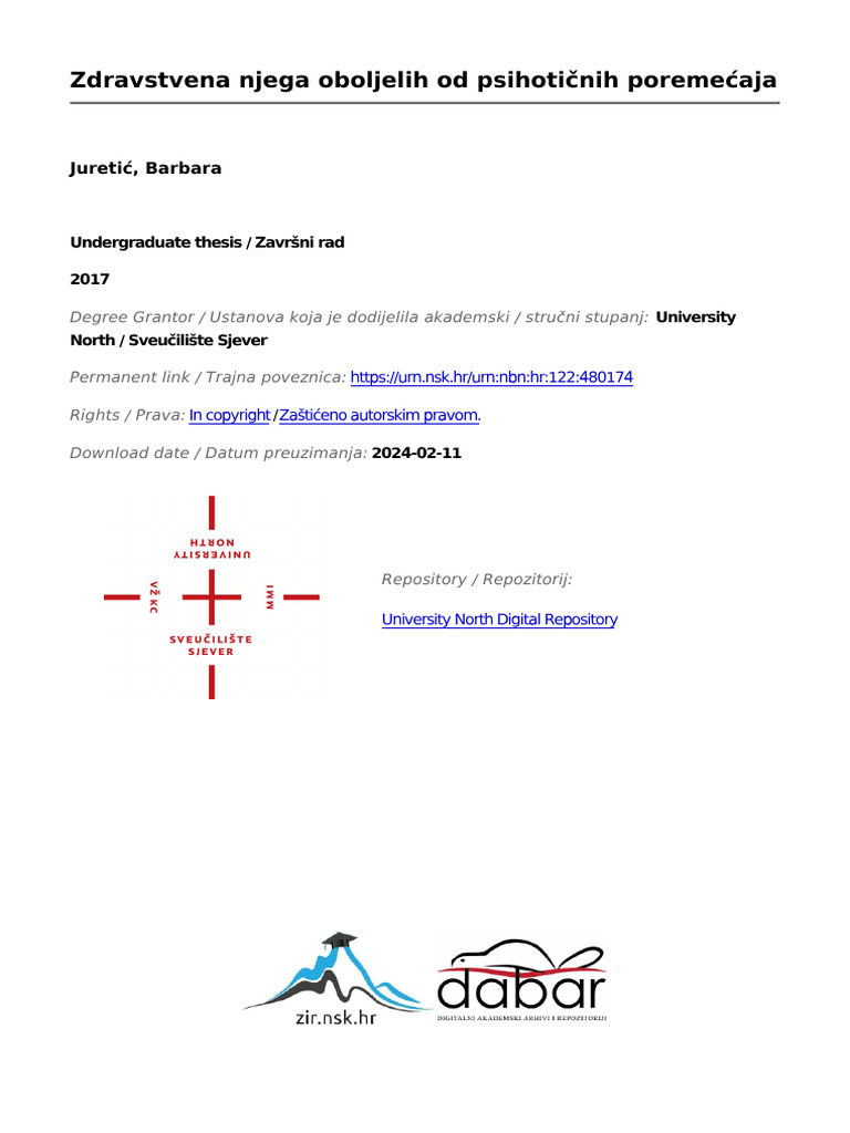 Juretic Barbara Unin 2017 Zavrs Struc | PDF