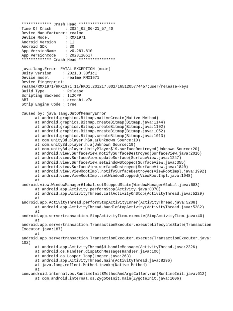 Mod Menu Crash 2024 02 06 21 57 40 Pdf Java Programming Language Android Operating System