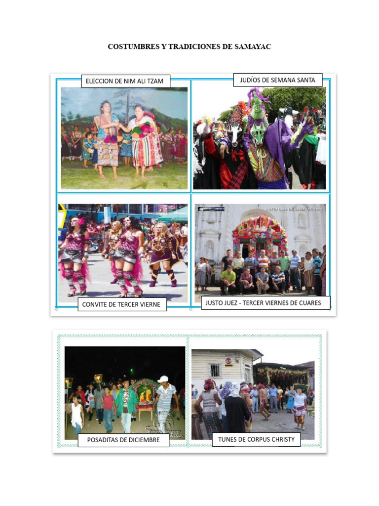 Costumbres y Tradiciones de Samayac | PDF