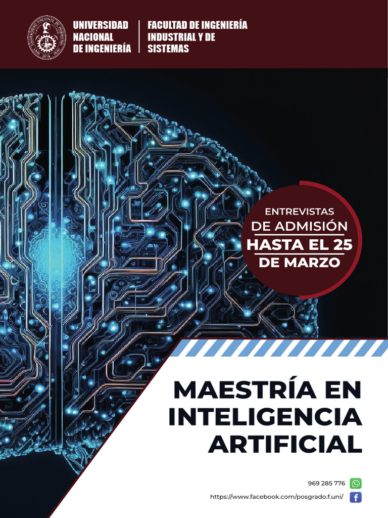 Maestría Inteligencia Artificial UNI 2024-I | PDF | Aprendizaje automático | Inteligencia artificial