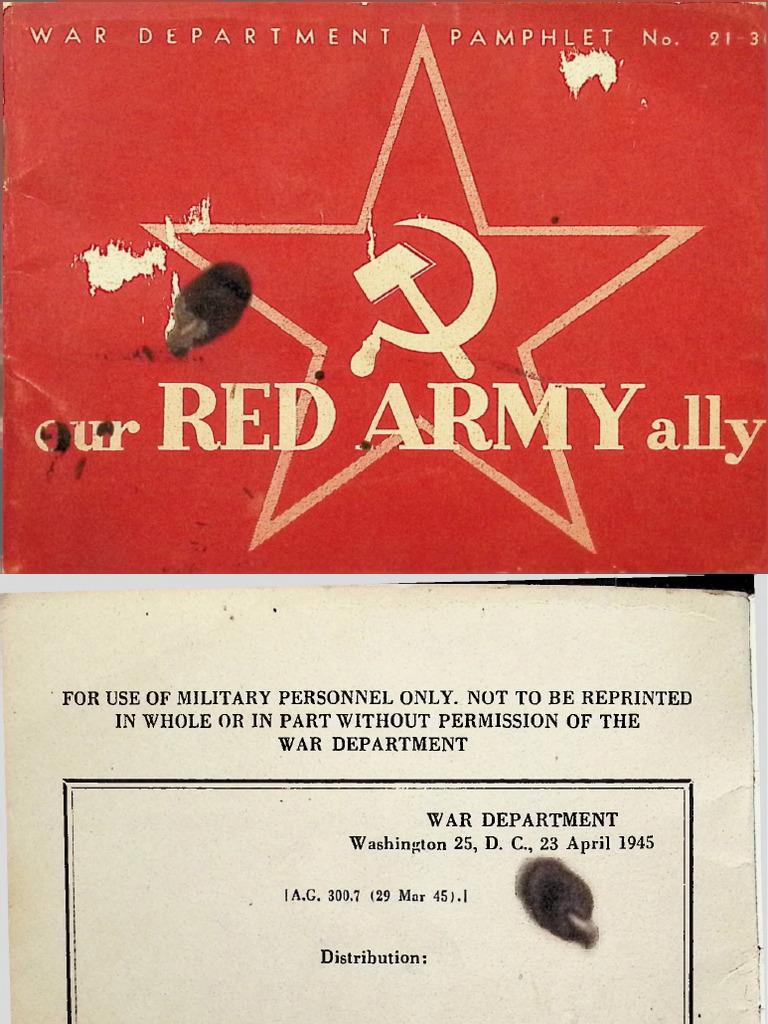 Our Red Army Ally 1944 | PDF | Howitzer | Artillery