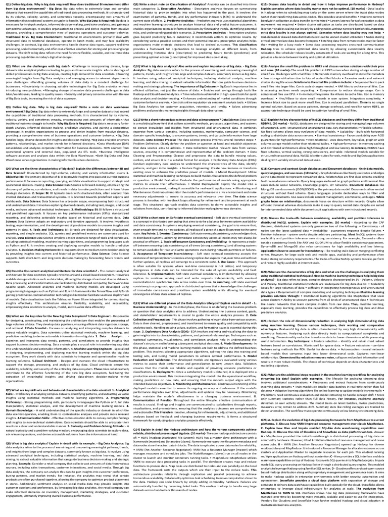 Big Data | PDF | Apache Hadoop | Big Data