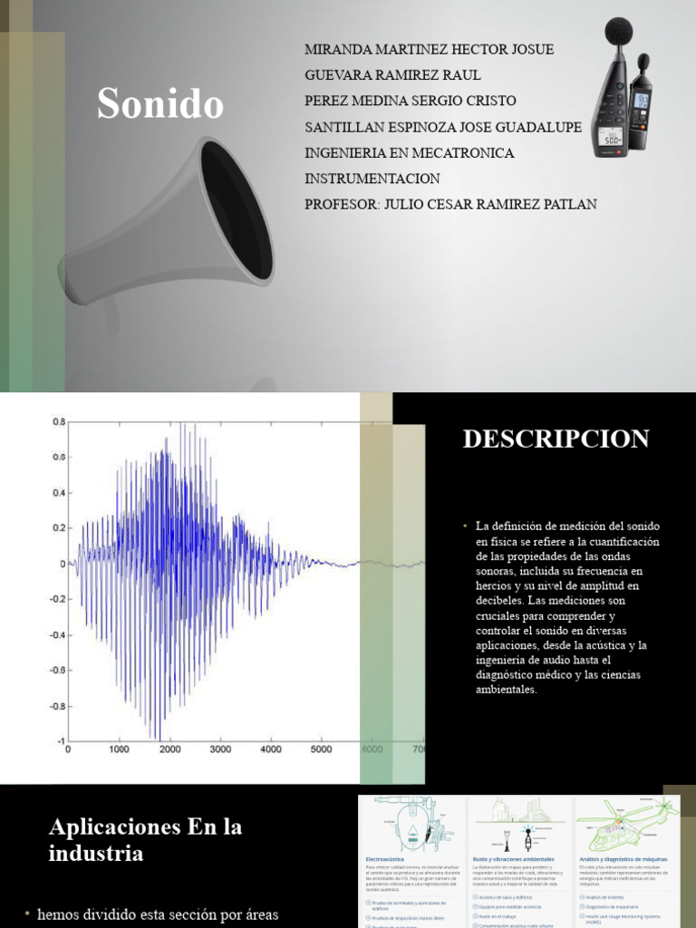 Exposicion Del Sonido-1 | PDF | Sonido | Decibel