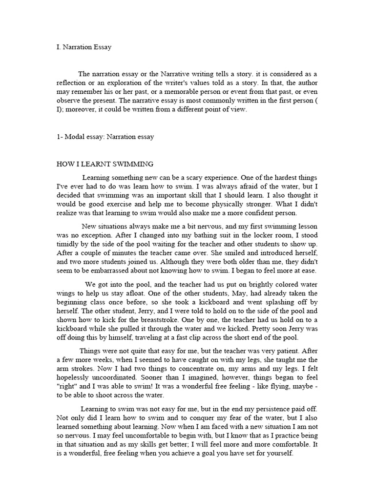 Narrative Essay | PDF | Essays | Narration