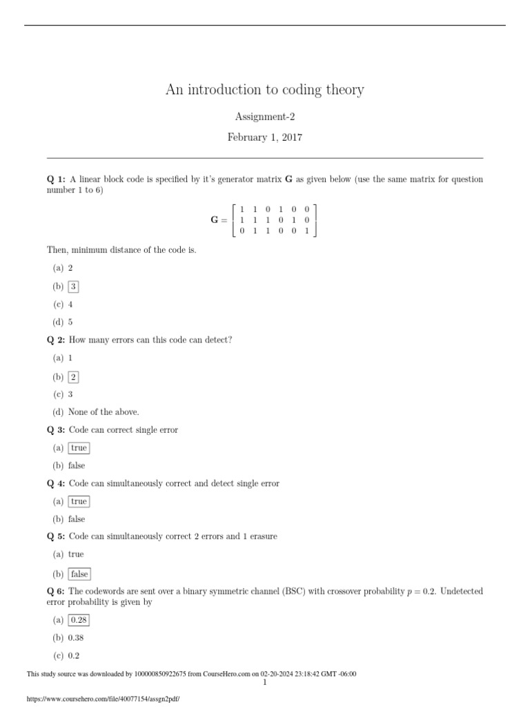 Assgn2 Pdf Pdf Computing Notation