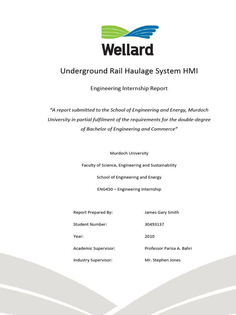Engineering Internship Report | PDF | Programmable Logic Controller | Scada