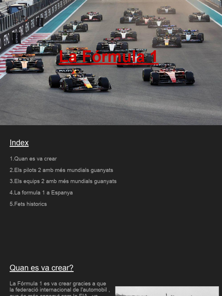 Fòrmula 1 | PDF