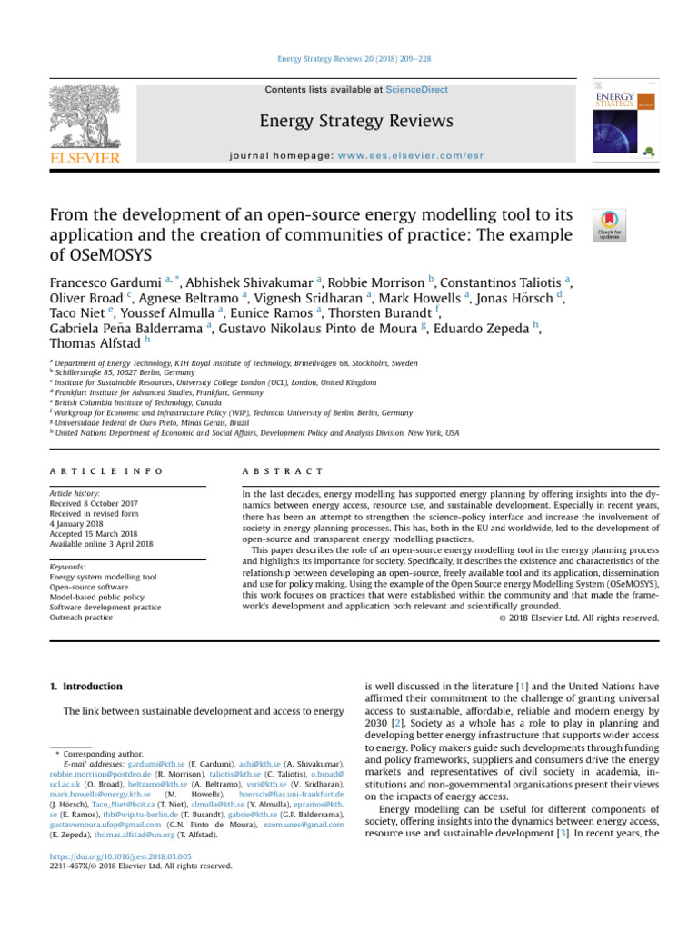 Osemosys 2 | PDF | Electricity Generation