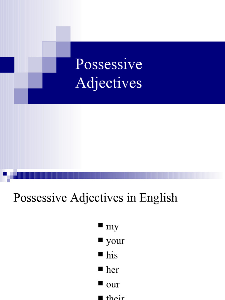 Adjetivos Posesivos Español | PDF | Grammatical Gender | Grammatical Number