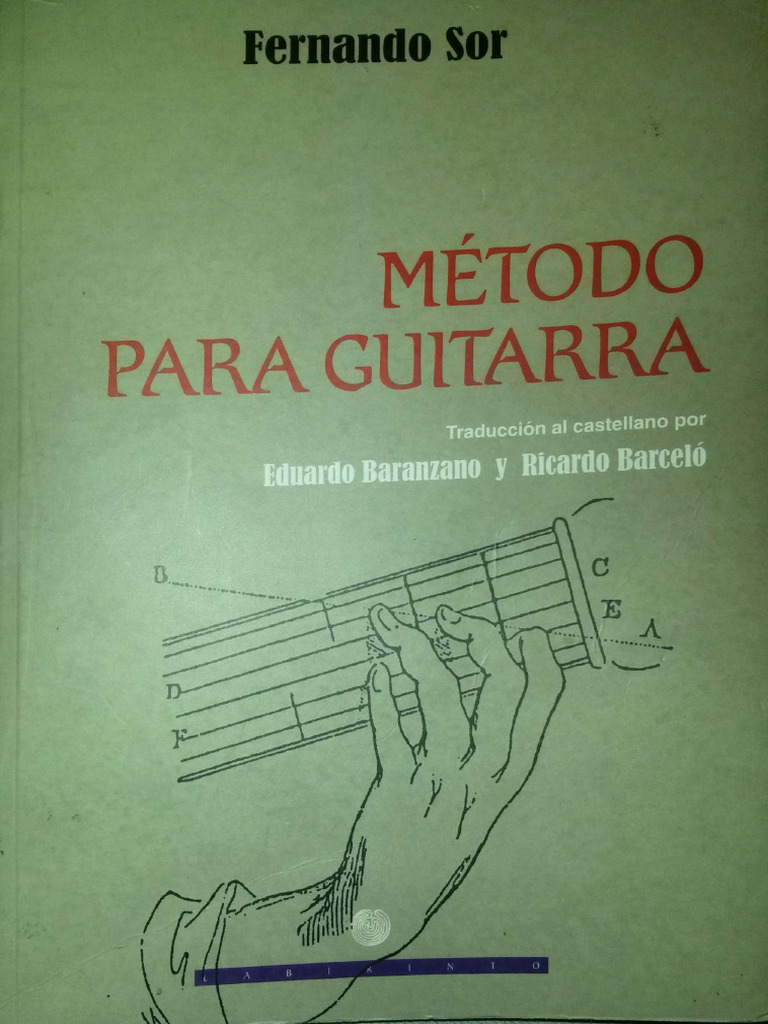 Sor, Fernando - Metodo para Guitarra (Esp) | PDF Sor, Fernando - Metodo para Guitarra (Esp) | PDF