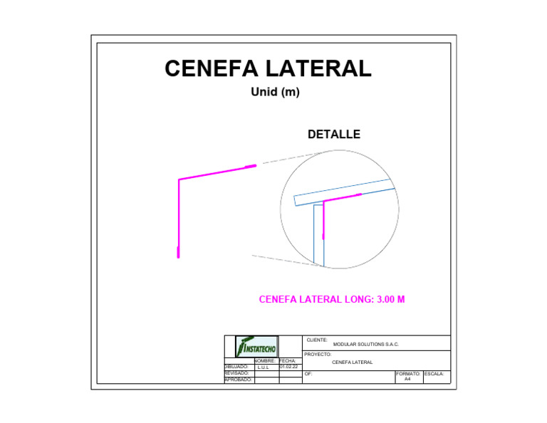Cenefa Lateral - Modular Solutions | PDF