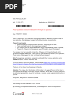 VFS Appointment Letter | PDF | Travel Visa | Occupational Safety And Health
