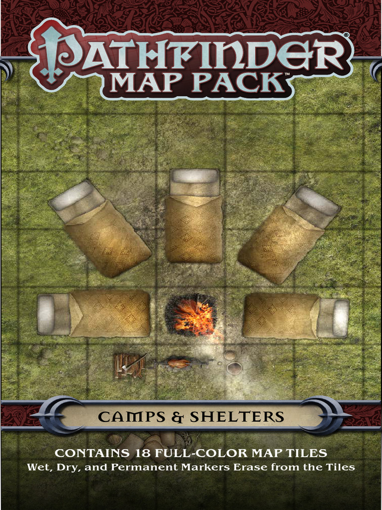 Pathfinder Camps & Shelters Map Pack | PDF