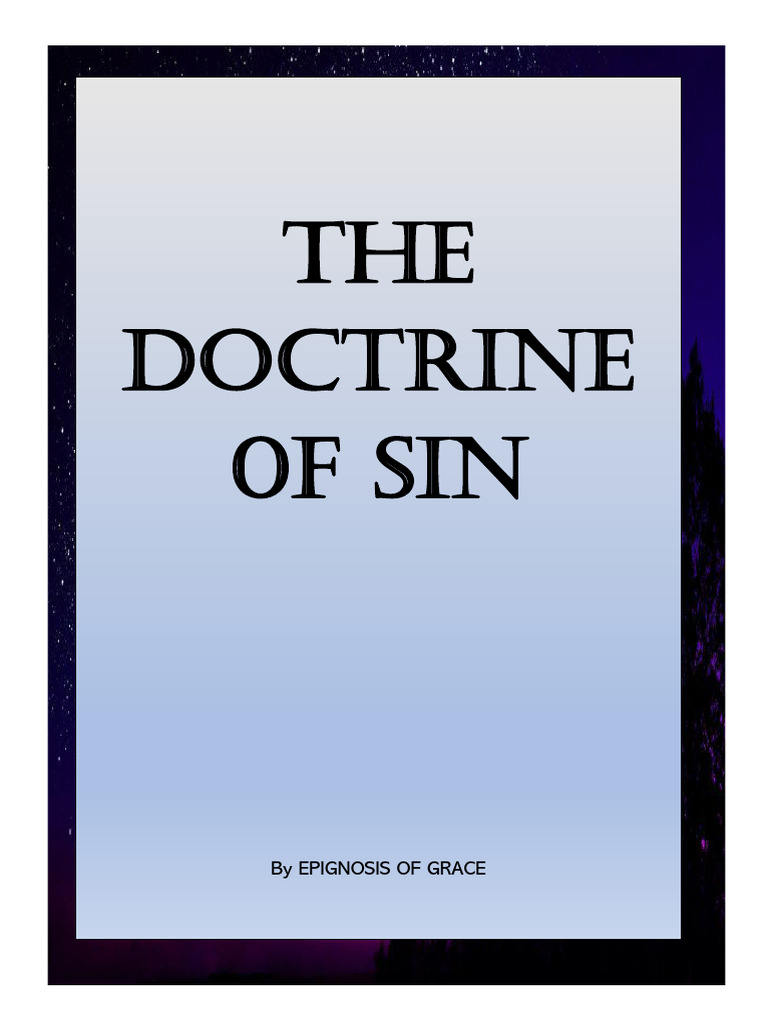 The Doctrine of Sin. | PDF | Serpents In The Bible | Cain And Abel