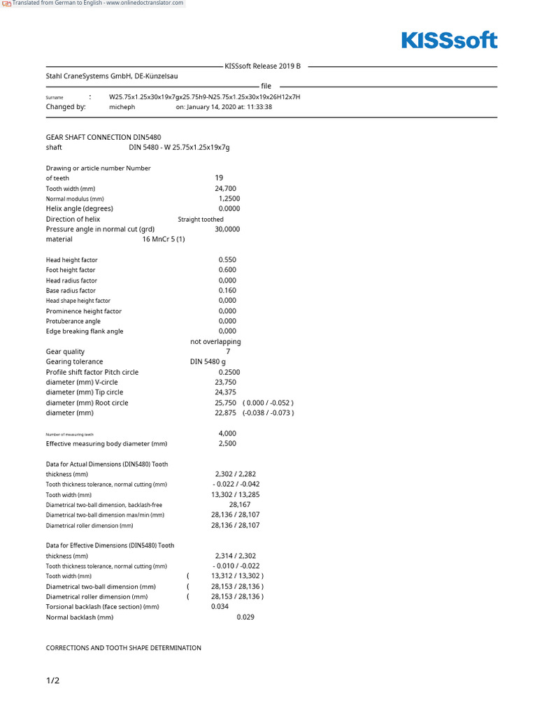 DIN 5480 Gear Shaft Specifications | PDF | Gear | Mechanical Engineering