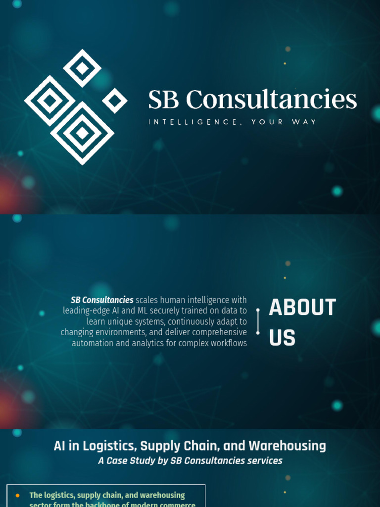 AI in Logistics and Supply Chain - Case Study | Download Free PDF | Artificial Intelligence ...