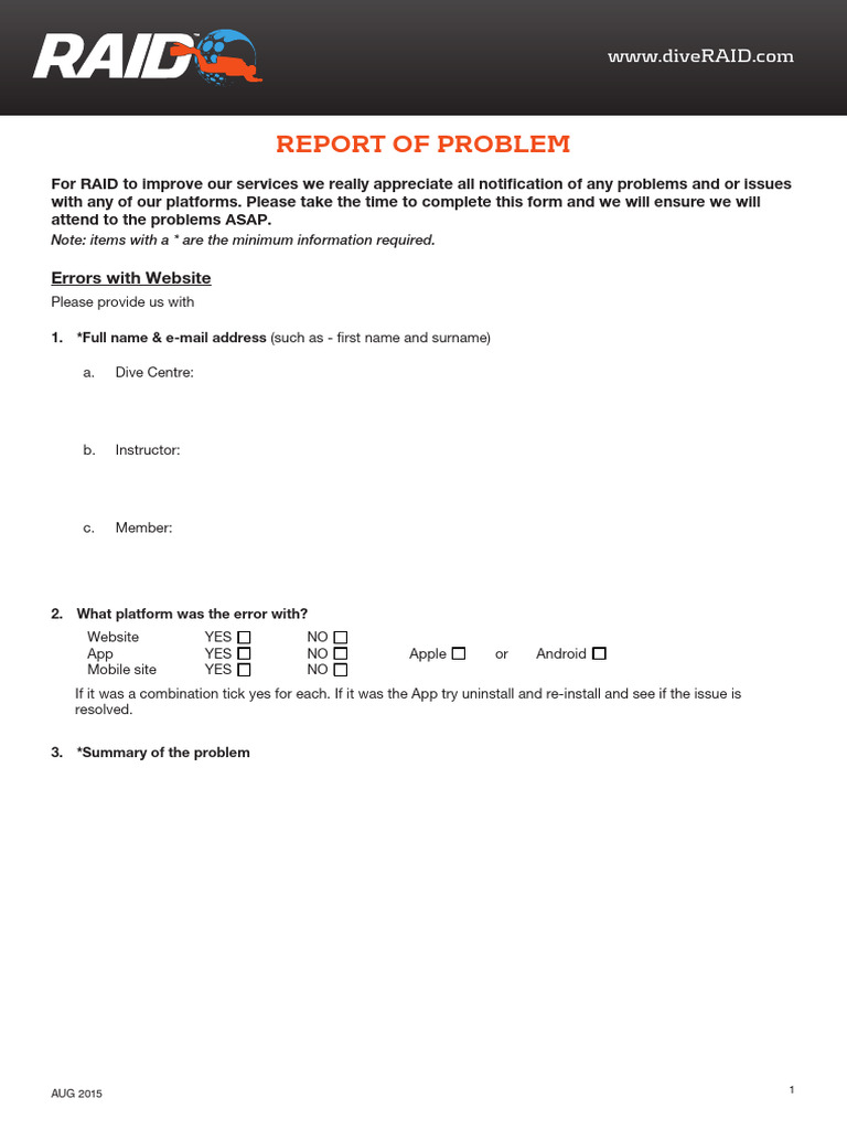 Problem Report | PDF | Mobile App | Computing